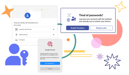 Passkey login | Passkey Flex | Passage by 1Password